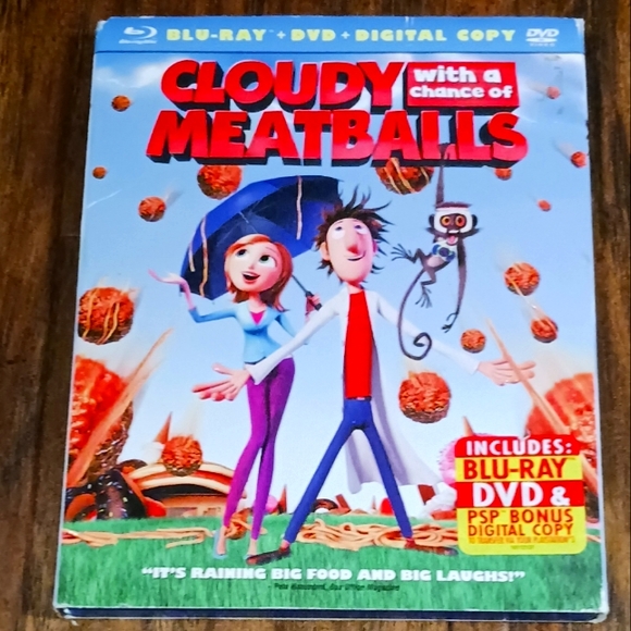 Columbia | Media | Cloudy With A Chance Of Meatballs On Bluray Dvd ...